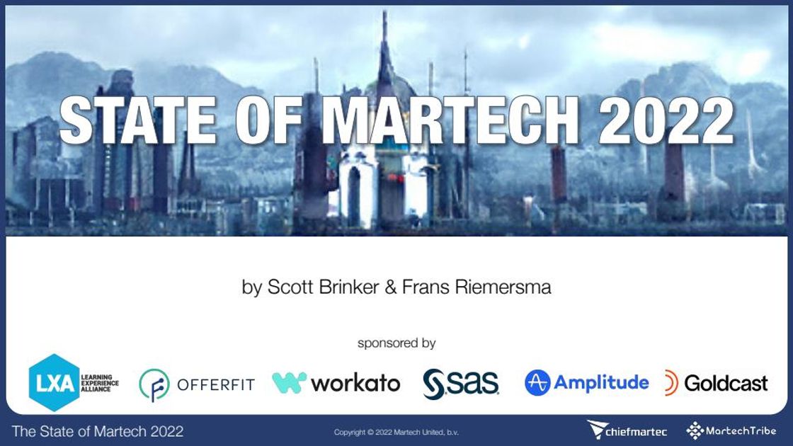 It's Martech Day! Check out the latest Marketing Technology Landscape ...