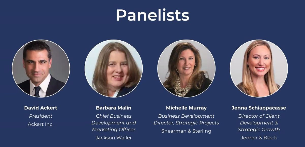 Legal Business Development Strategies Panel - Preparing for 2023, James ...