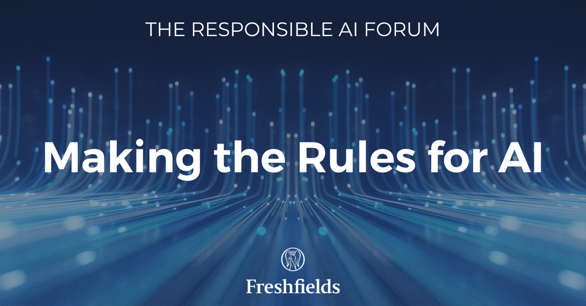 The 2024 Responsible AI Forum: Making the rules for AI, Giles Pratt