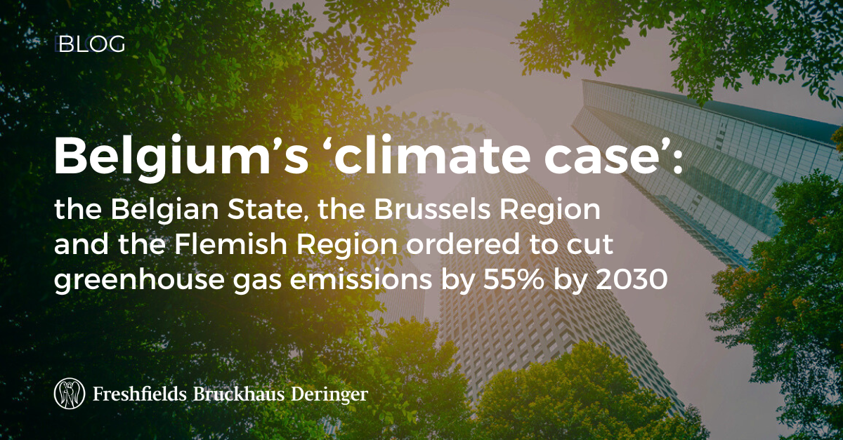 Belgium’s ‘climate case’: the Belgian State, the Brussels Region and ...