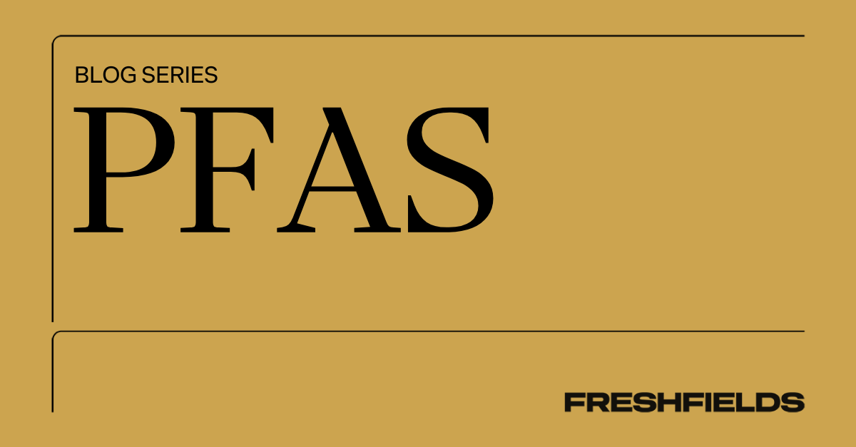 PFAS – Civil litigation risks in Europe, Moritz Becker, Katharina ...