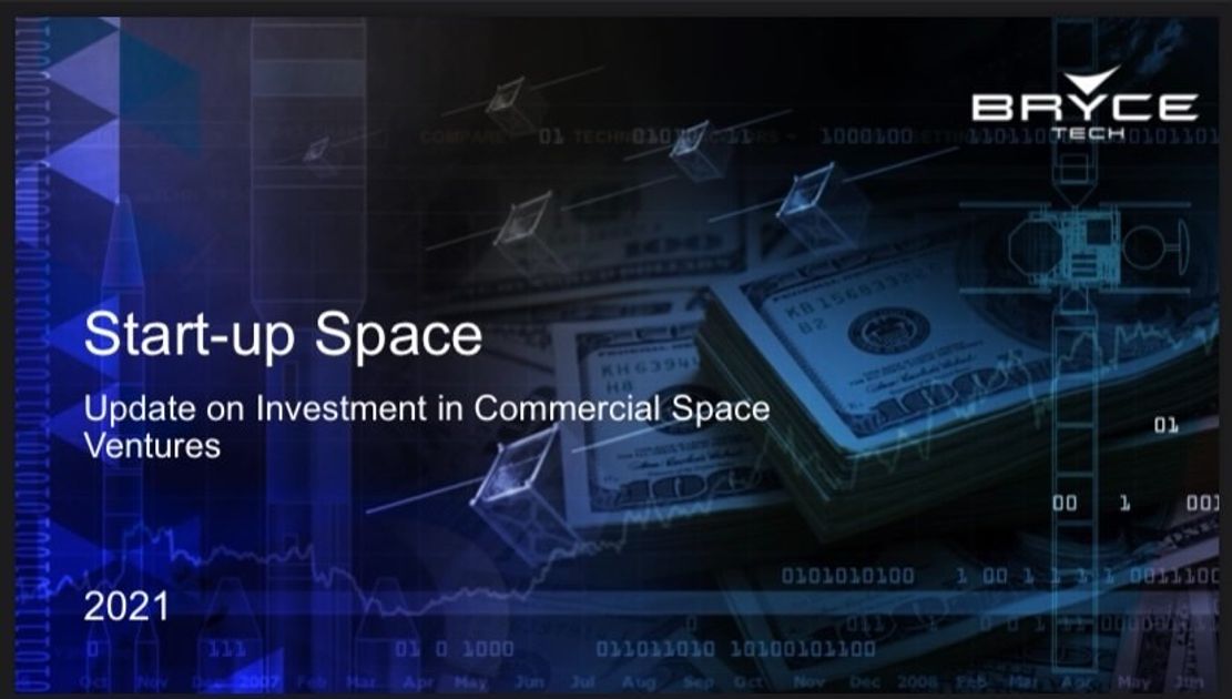 Bryce Space Start Up 2021 Report, Mark Boggett