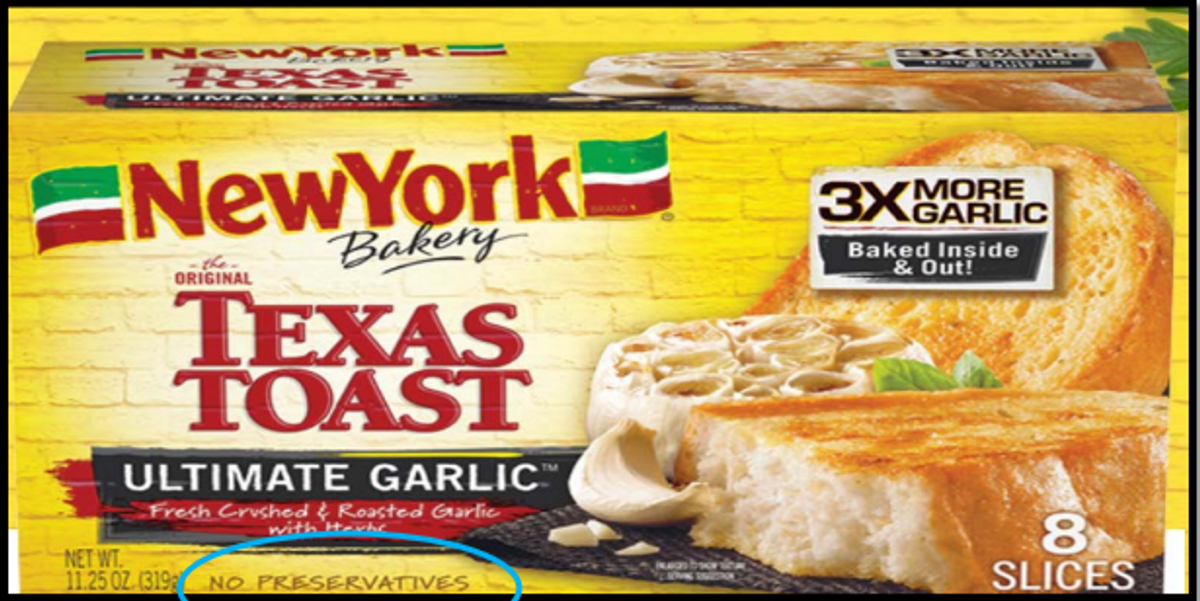 “No Preservatives” Deceptive Labeling Suit Set to Proceed Against Toast ...