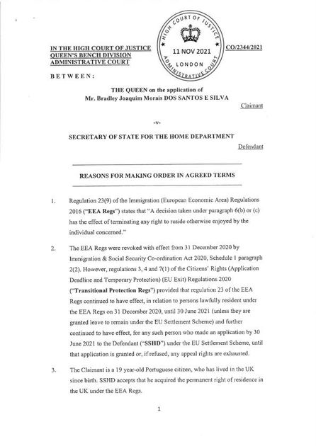Deportation order does not terminate EU right to reside, Agata Patyna ...