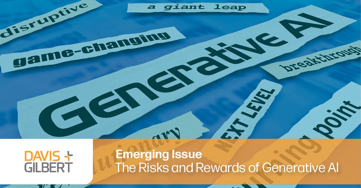 The Risks and Rewards of Generative AI, Sara Edelman, Paavana Kumar ...