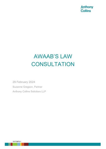 Awaab’s Law - our consultation response, Suzanne Gregson