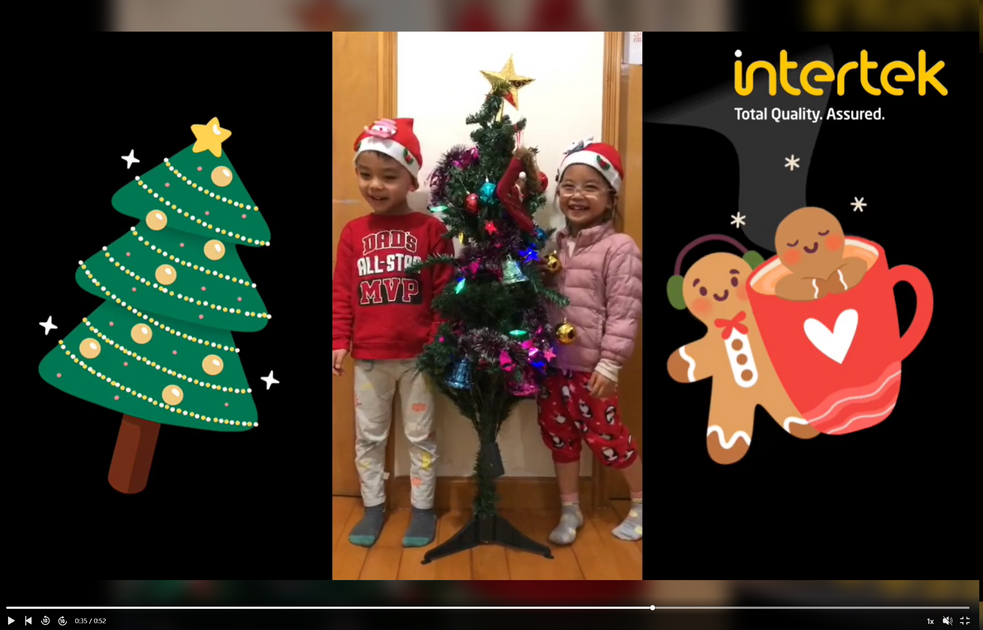 Intertek Children are wishing you a Merry Christmas!, Hebe Ma