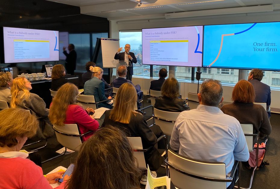 Brief overview of the EU Foreign Subsidies Regulation (FSR), Jose Rivas