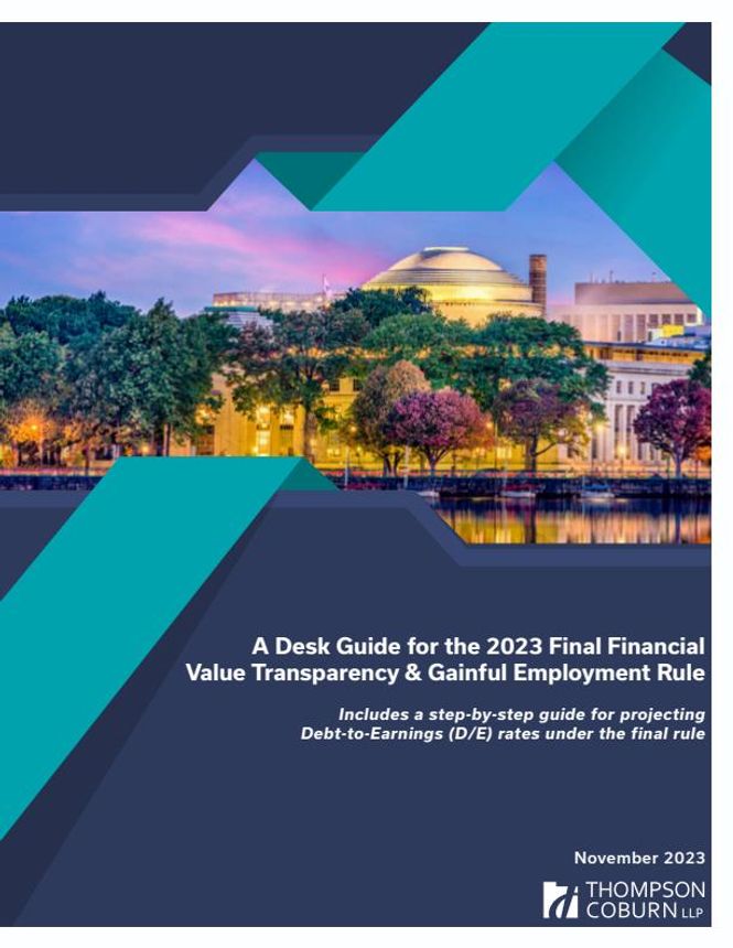 Free Desk Guide and Webinars: ED’s Final Financial Value Transparency ...